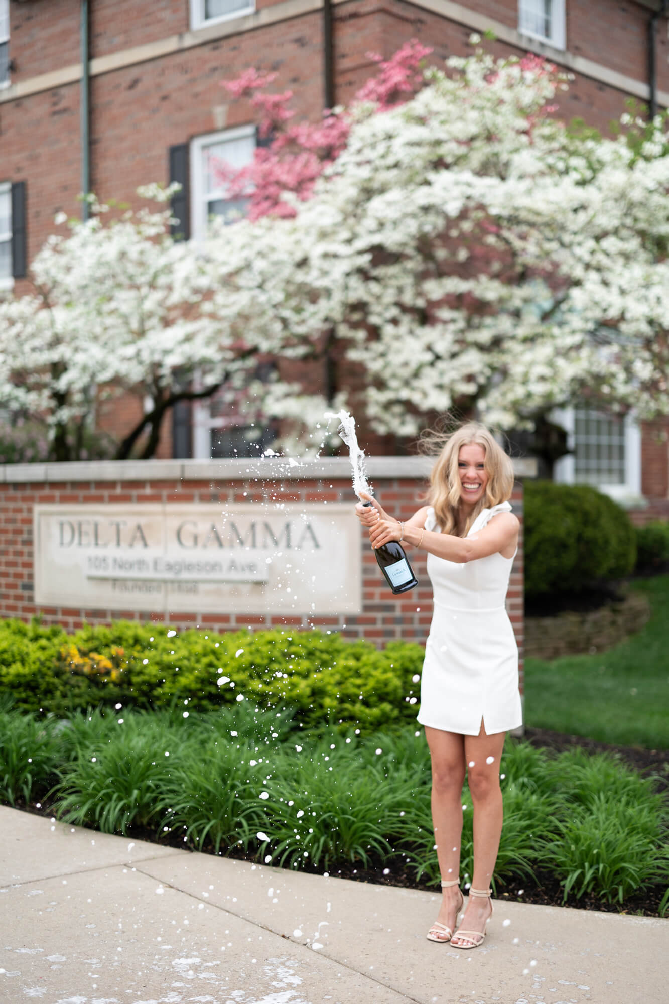 Bubbly for a Delta Gamma MBA Graduate | shantiknight.com